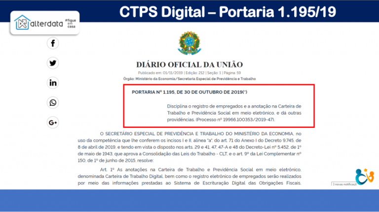 CTPS Digital e o Registro Eletrônico de Empregados - Blog Alterdata